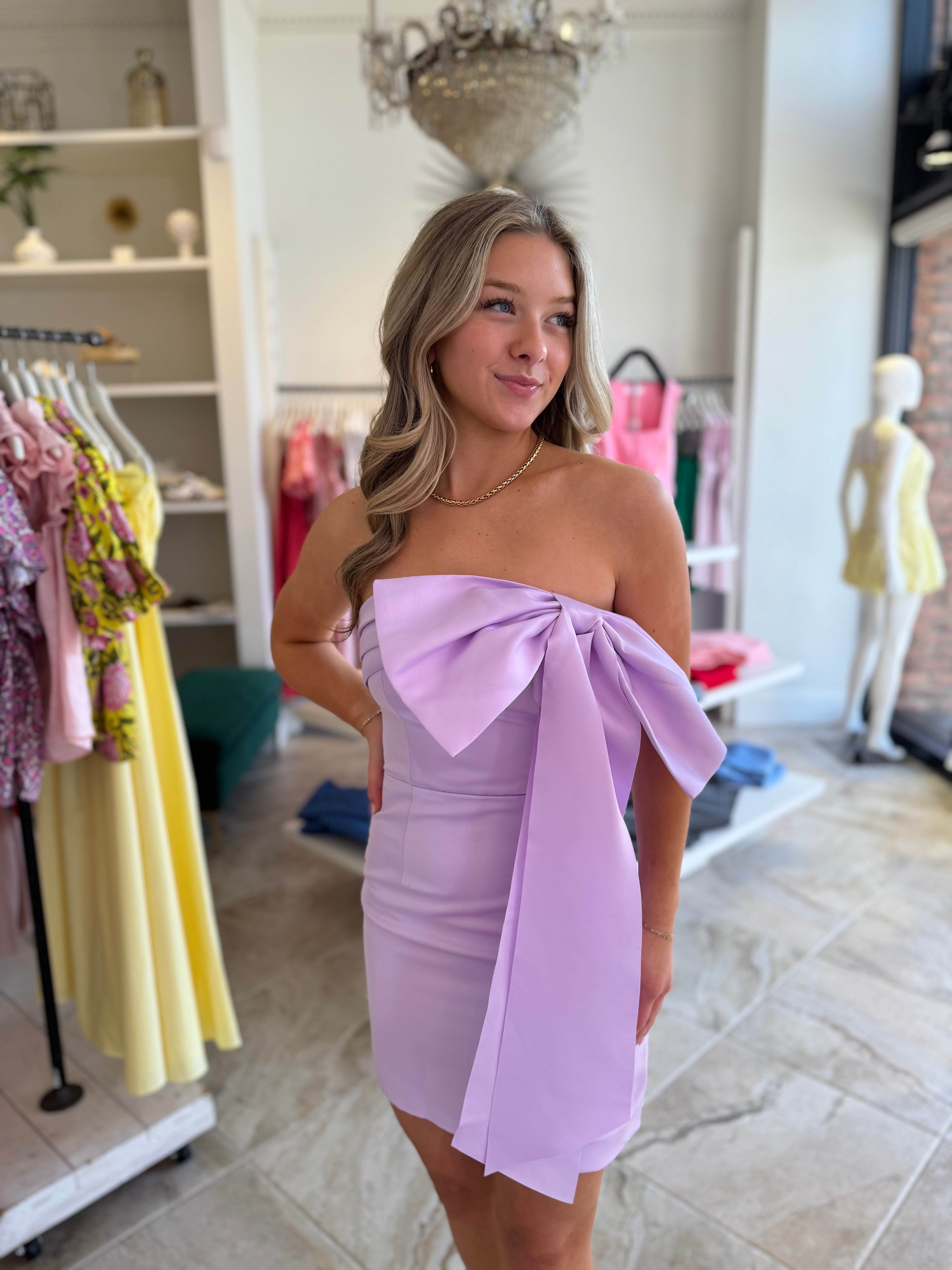 Elliatt Marissa Bow Mini Dress – Dsquared Nashville